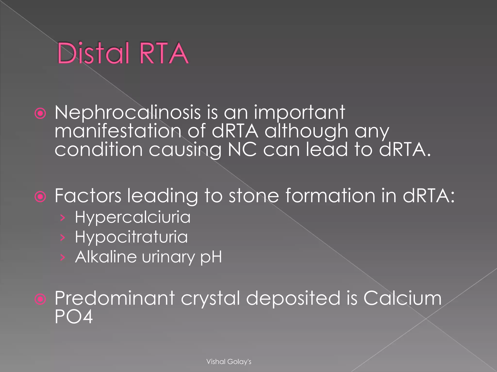 Nephrocalcinosis | PPTX