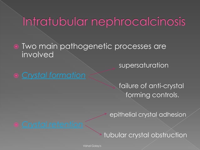 Nephrocalcinosis | PPTX | Medical Tests | Medical Health