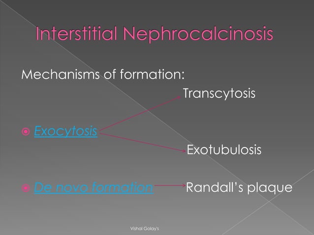 Nephrocalcinosis | PPTX | Medical Tests | Medical Health