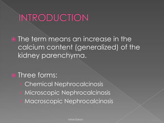 Nephrocalcinosis | PPTX