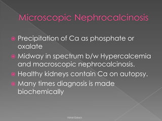 Nephrocalcinosis | PPTX