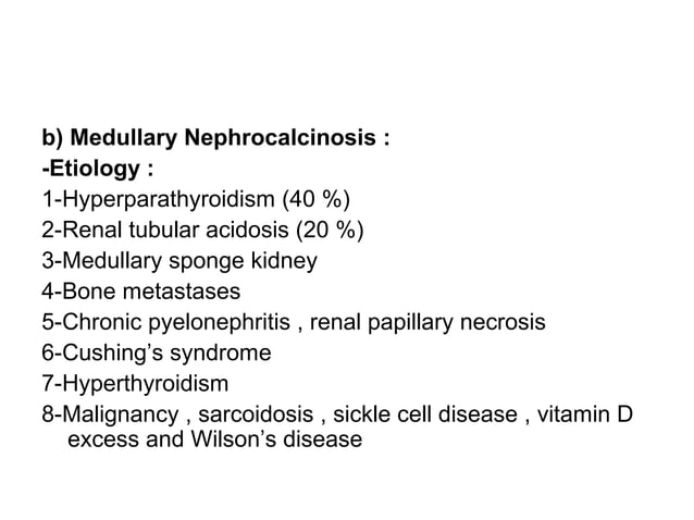 Diagnotic Imaging of Nephrocalcinosis | PPT