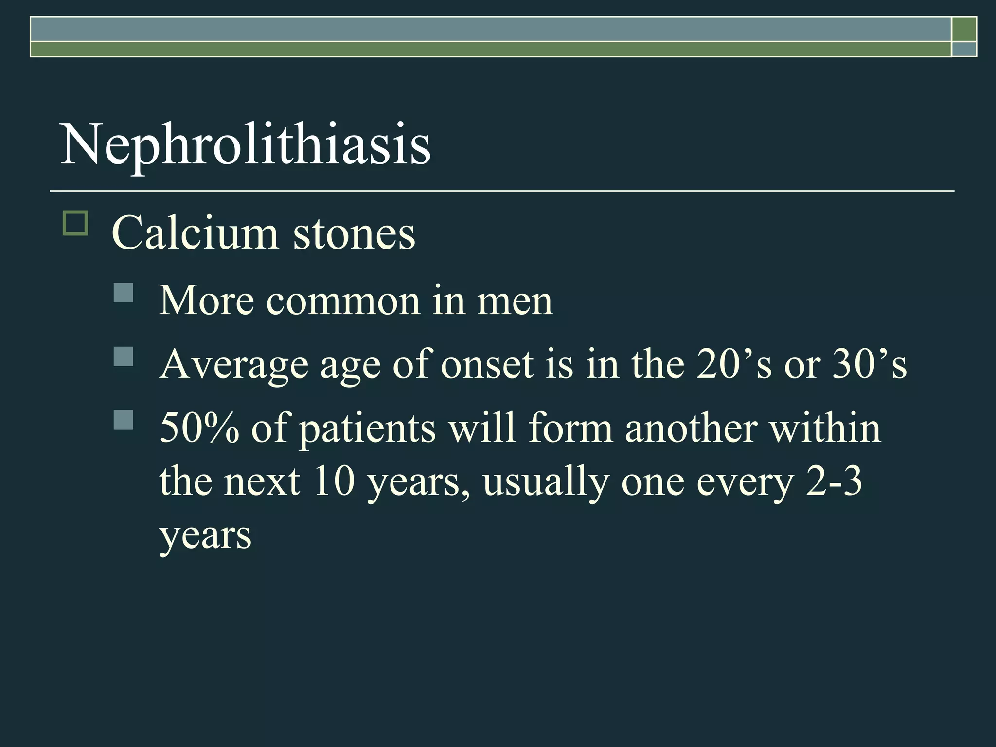 Nephrolithiasis | PPTX