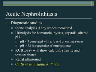 Nephrolithiasis | PPTX