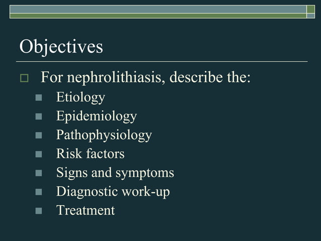 Nephrolithiasis | PPTX | Digestive Disorders | Diseases and Conditions