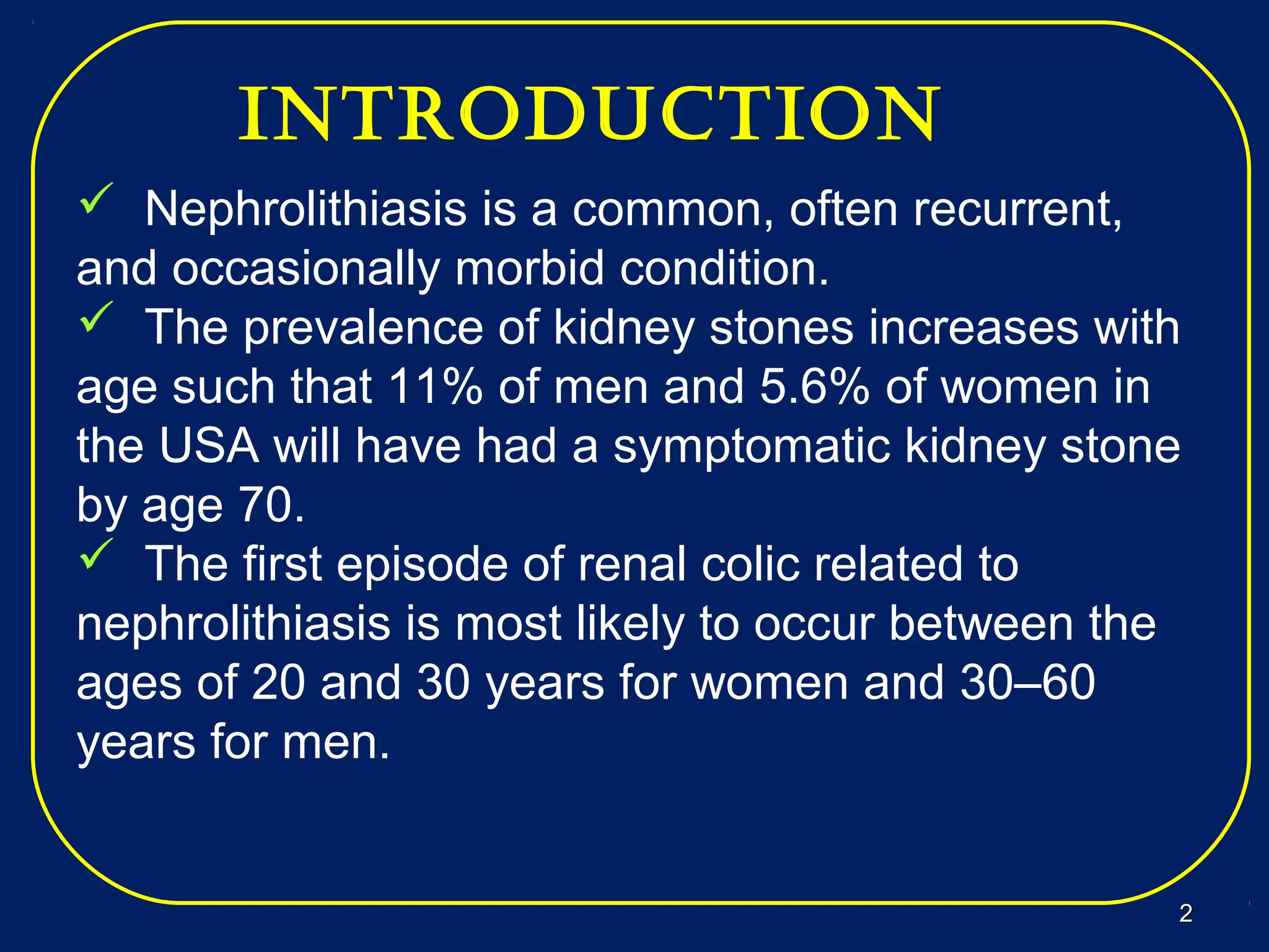 Nephrolithiasis | PPT