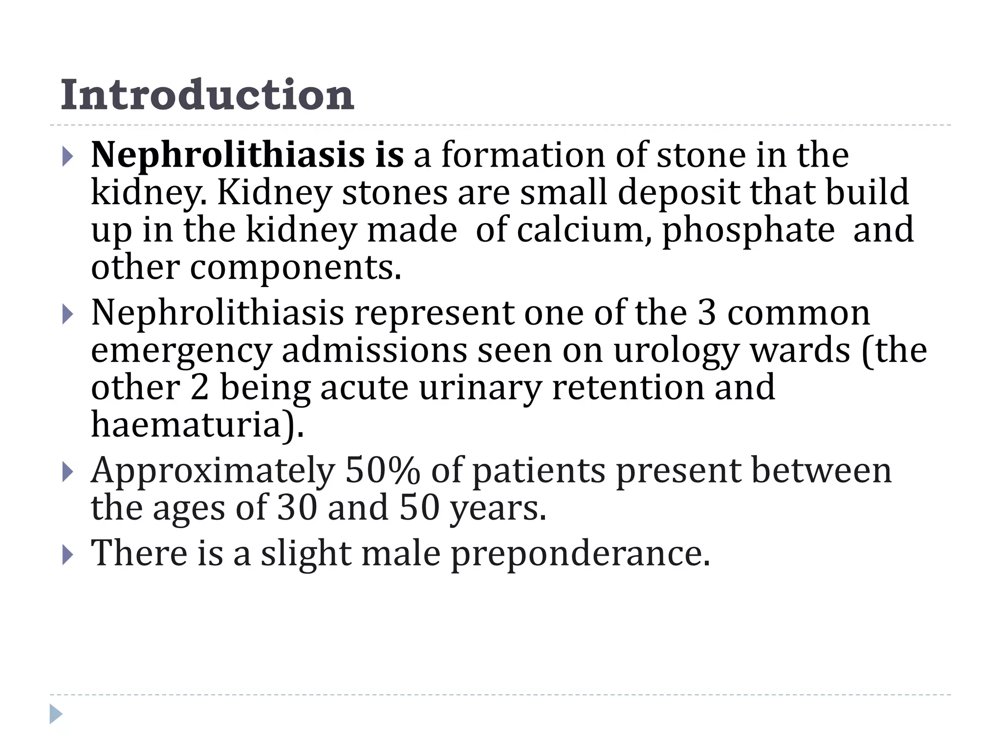 Nephrolithiasis | PPTX