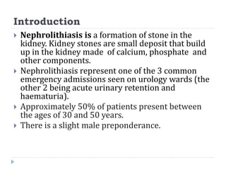 Nephrolithiasis | PPTX