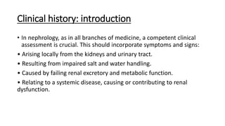 Nephrological assessment | PPTX