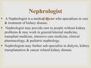 Nephrology | PPTX | Medical Health