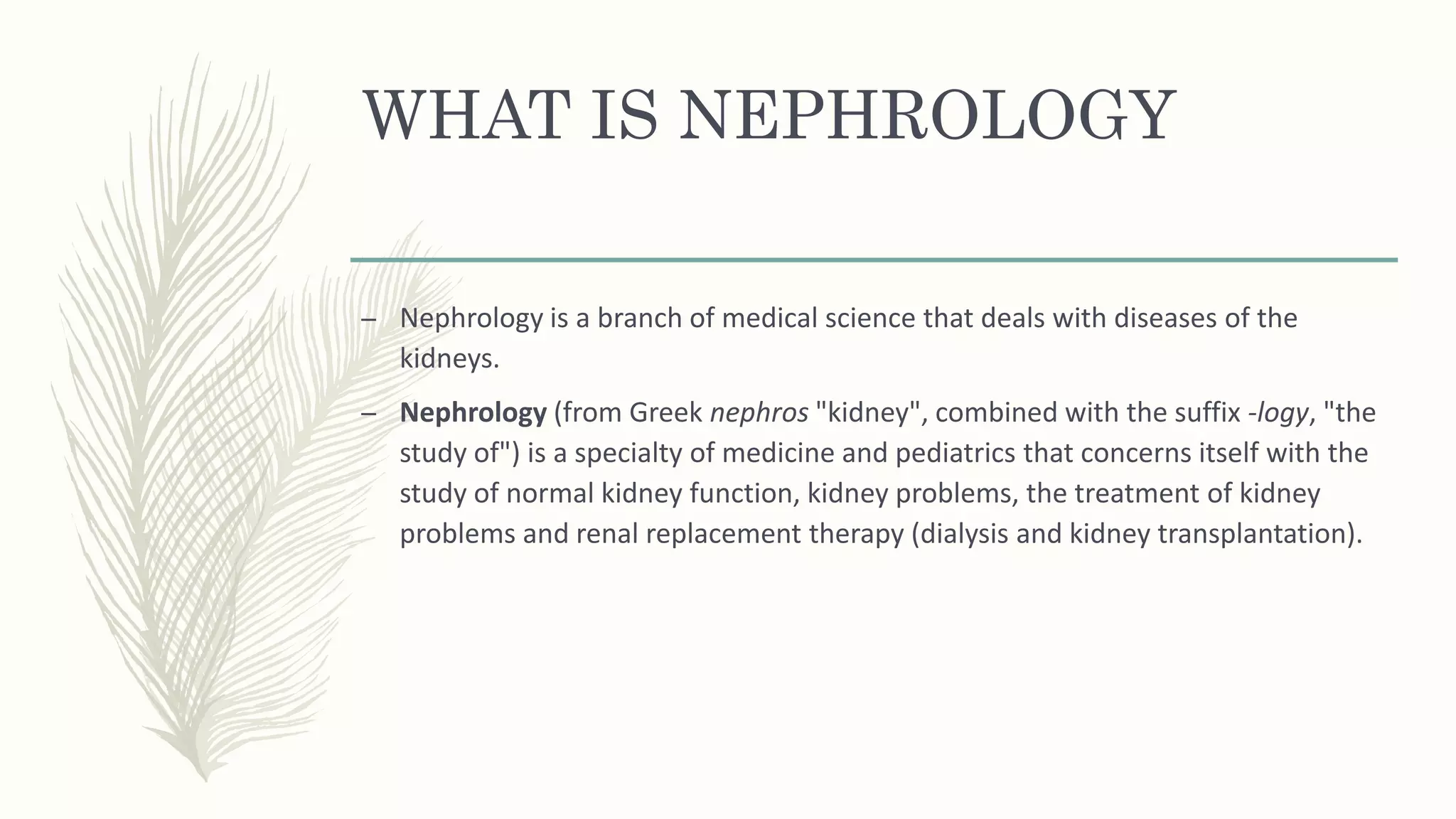 Nephrology | PPTX