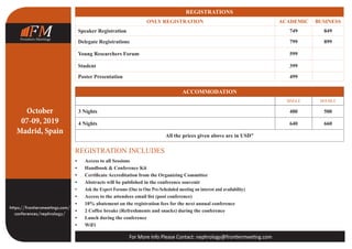 World Congress on Nephrology 2019 brochure | PPT