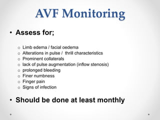 Vascular access Complications Surveillance / Troubleshooting | PPT