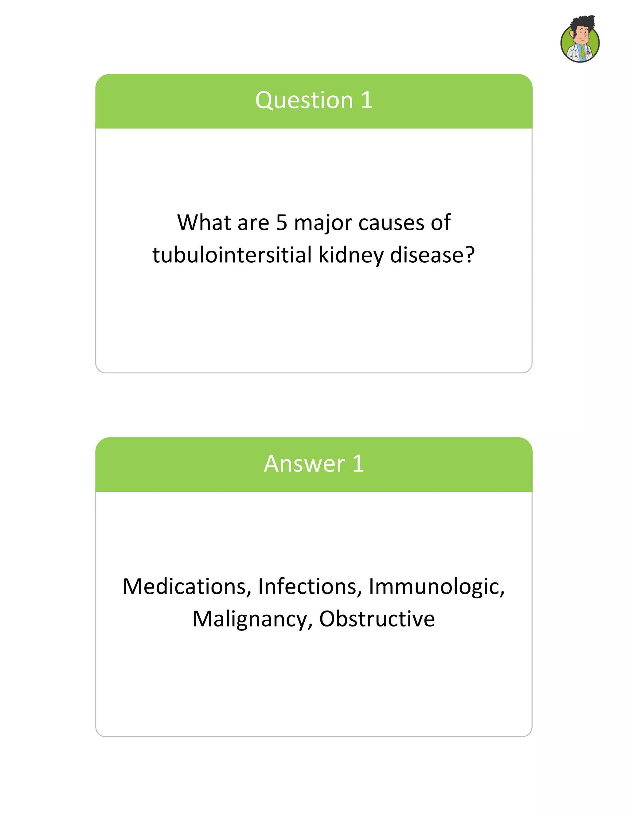 Internal Medicine Board Review - Nephrology Flashcards - by Knowmedge | PDF