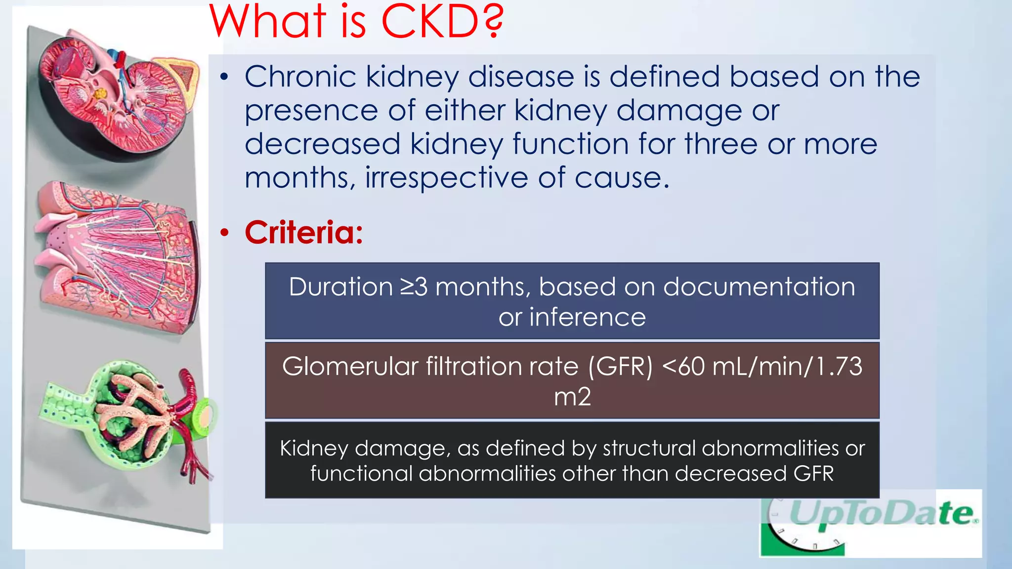 Chronic Kidney Disease, CKD, Nephrology, | PPTX