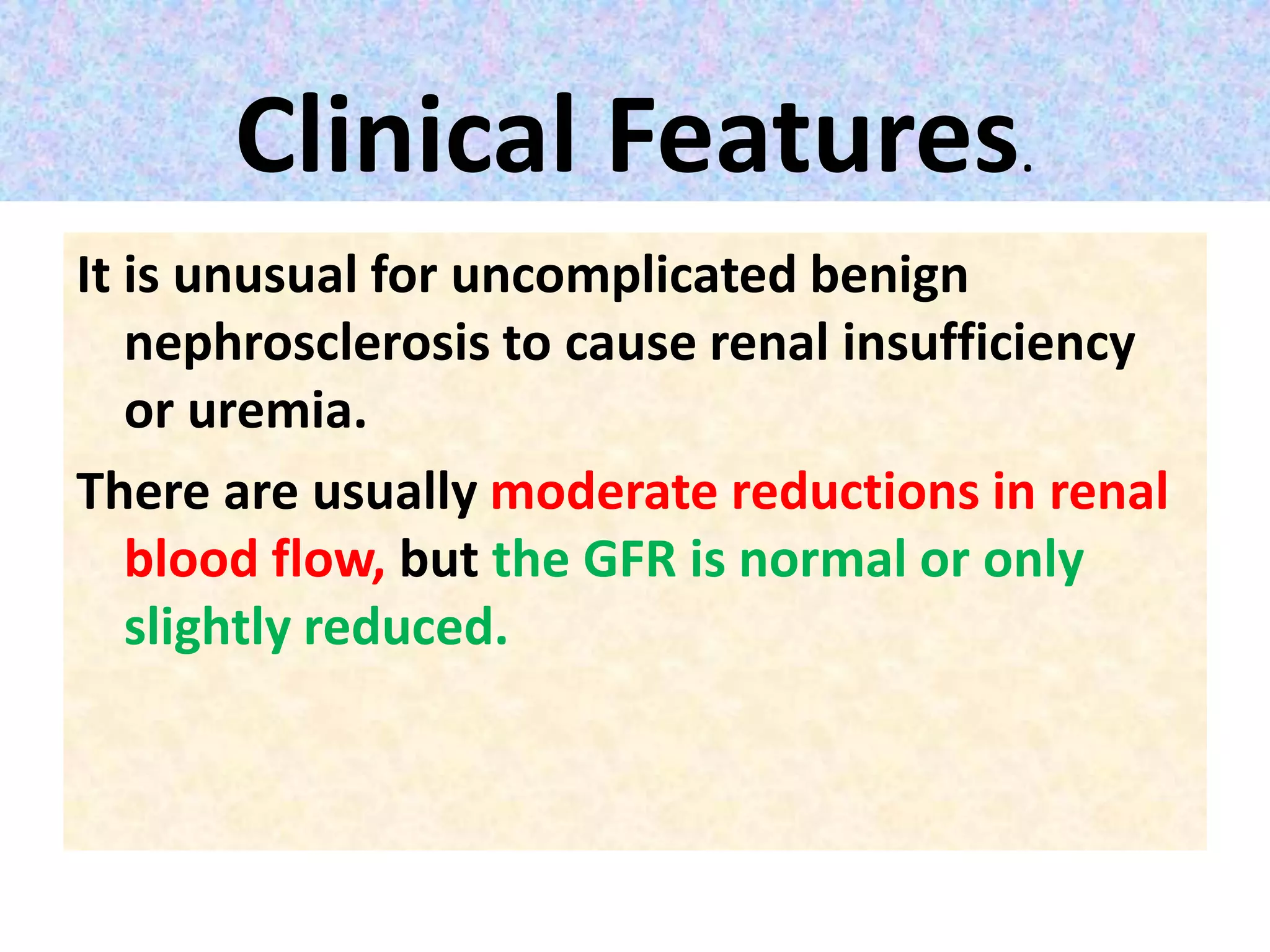 Nephrosclerosis | PPTX