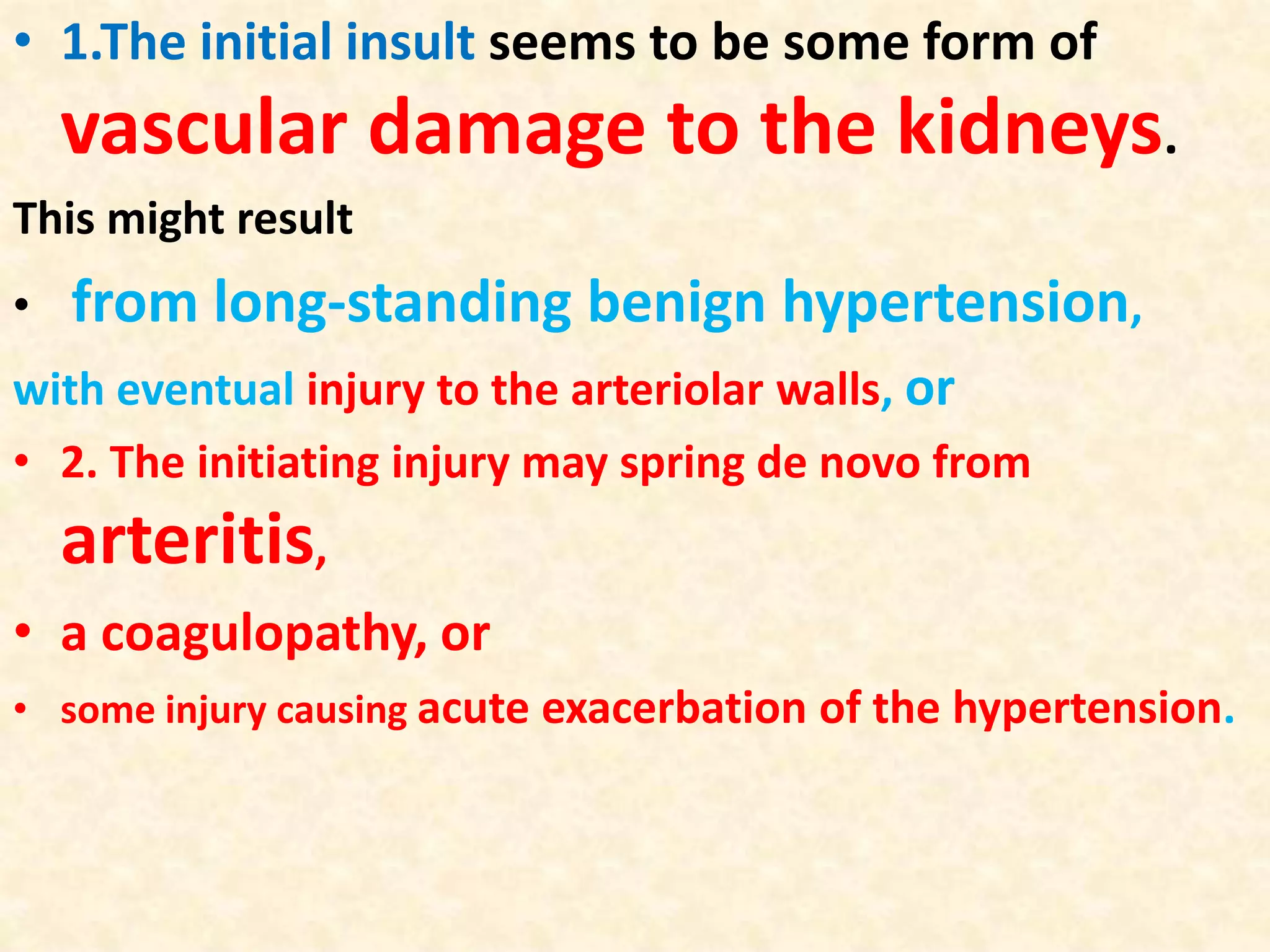 Nephrosclerosis | PPTX