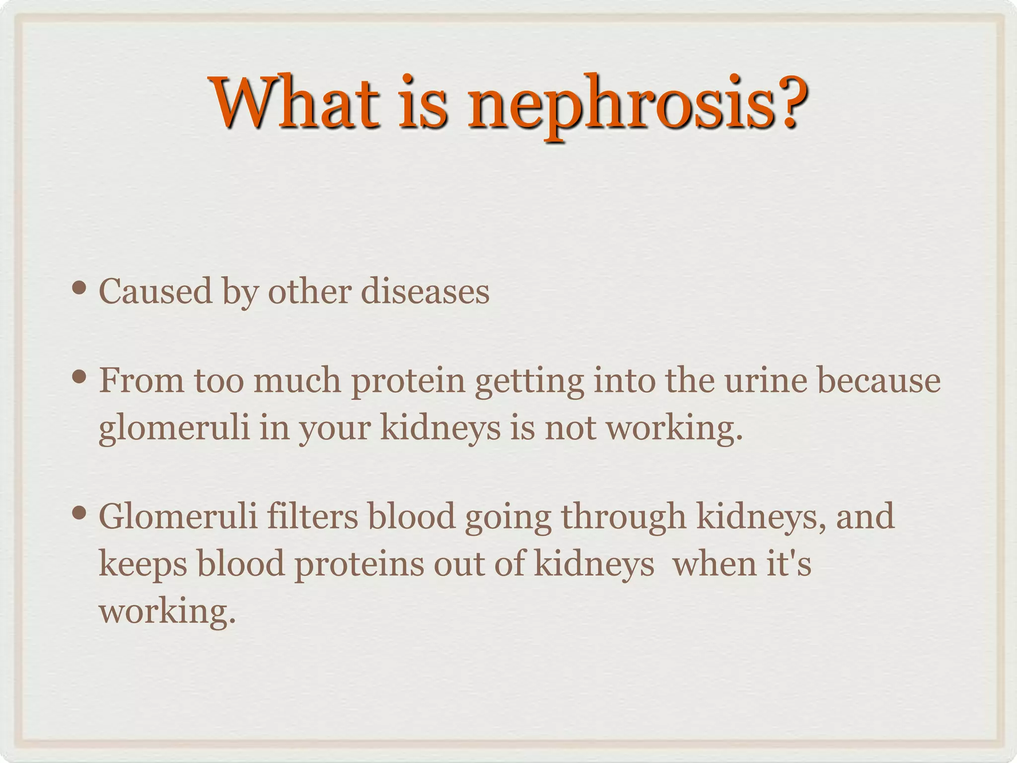 Nephrosis period 4 | PPT