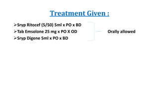 Nephrotic syndrome case presentation | PPTX