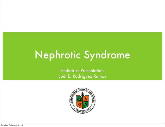 Nephrotic Syndrome - Clinical | PPT