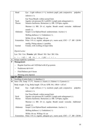 Nephrotic syndrome | DOC | Blood Disorders | Diseases and Conditions