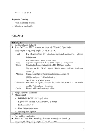 Nephrotic syndrome | DOC | Blood Disorders | Diseases and Conditions