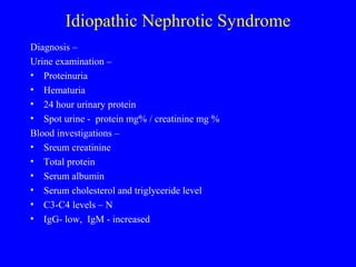Nephrotic syndrome | PPT