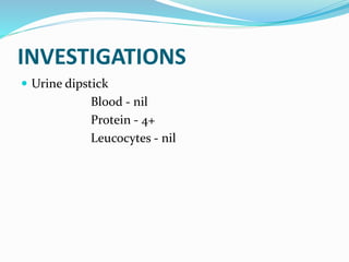 Nephrotic syndrome | PPTX
