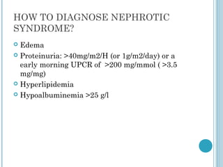 Nephrotic syndrome | PPT