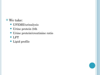Nephrotic syndrome | PPT