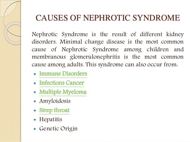Nephritic Syndrome Causes