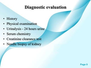 Nephrotic syndrome | PPTX
