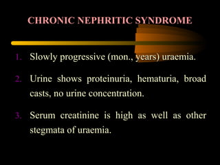Nephrotic syndrome (Glomerulonephritis) | PPT