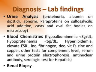 Nephrotic syndrome | PDF | Diseases and Conditions | Medical Health