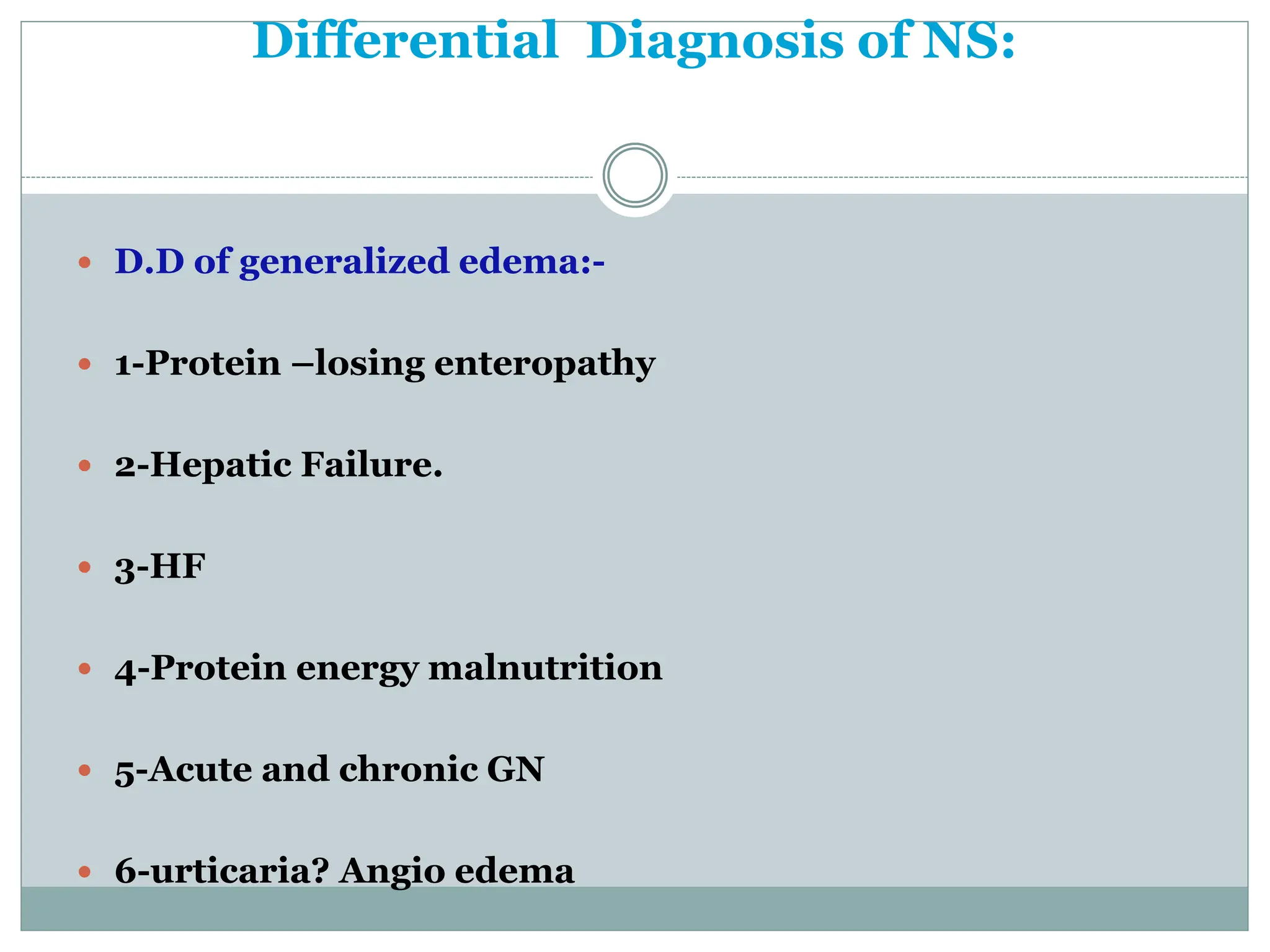 Nephrotic Syndrome and nephritic syndrome.ppt