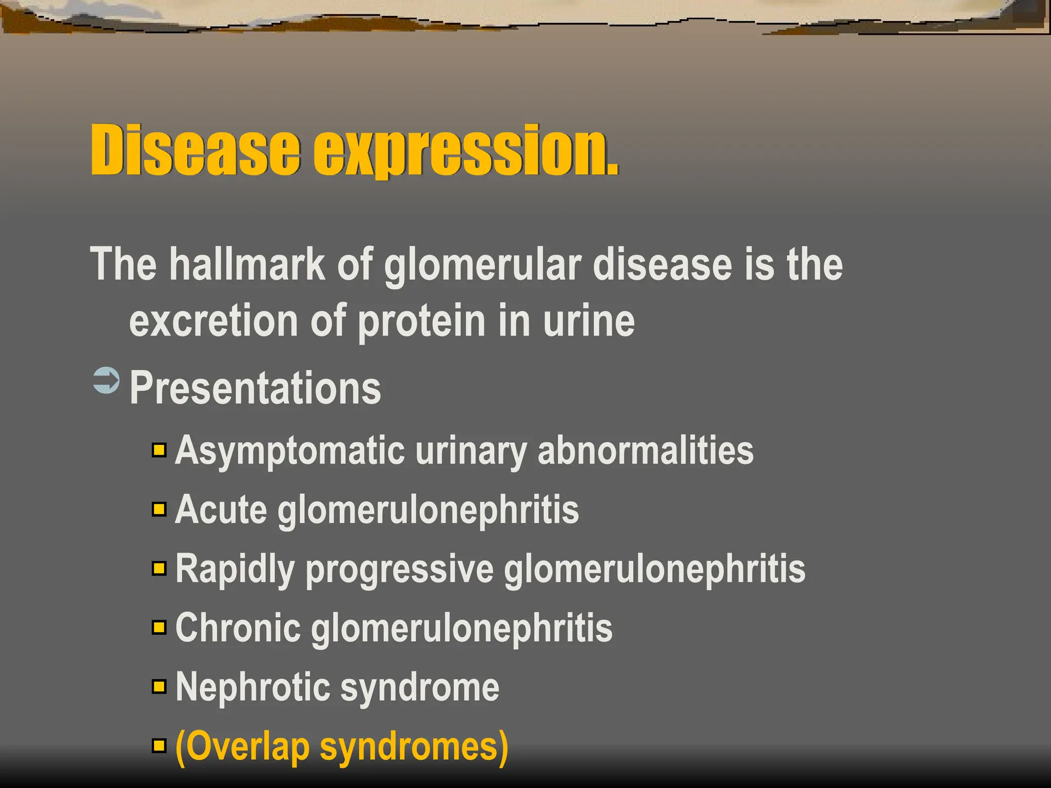 Nephrotic Syndrome powerpoint presentation | PPT