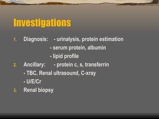 Nephrotic Syndrome powerpoint presentation | PPT