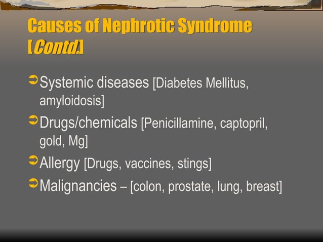 Nephrotic Syndrome powerpoint presentation | PPT