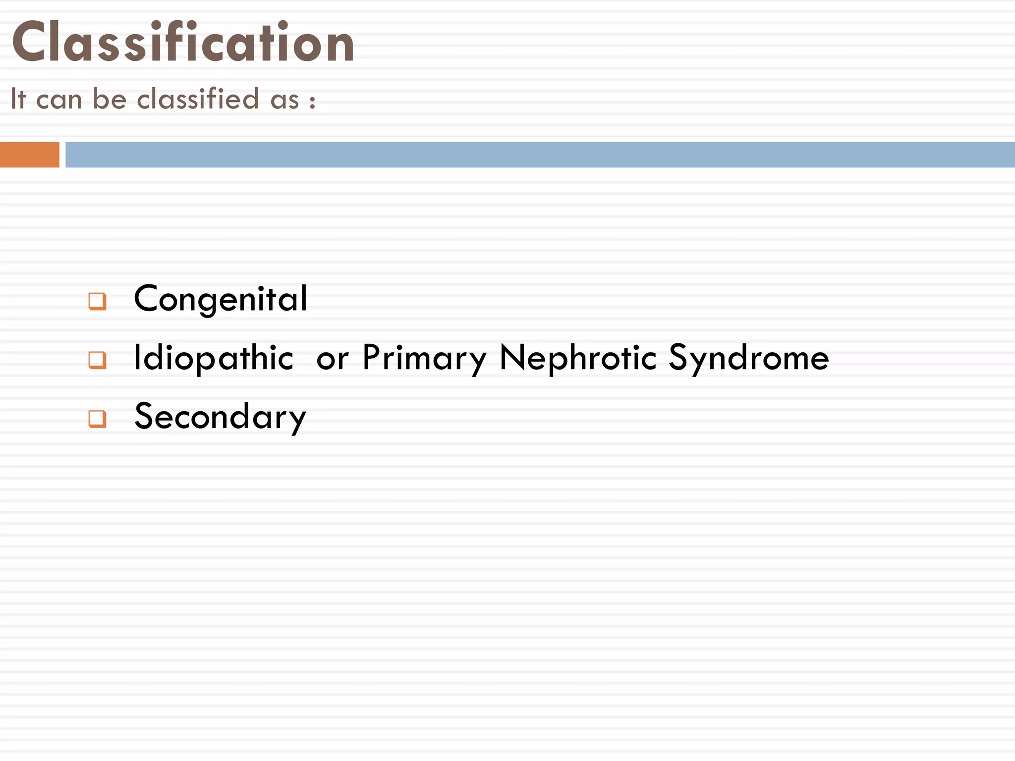 Nephrotic syndrome (Primary glomerulonephrosis) | PDF