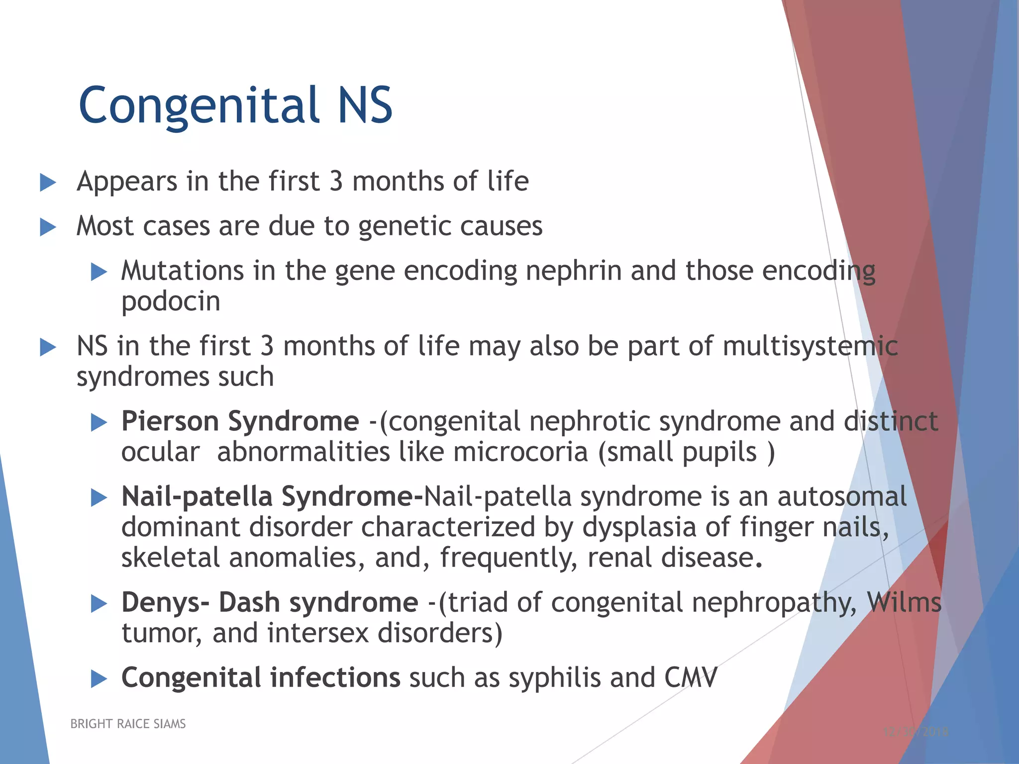 Nephrotic syndrome in Pediatrics | PPTX