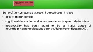 neurotoxicity | DOCX | Brain and Nervous System Disorders | Diseases ...