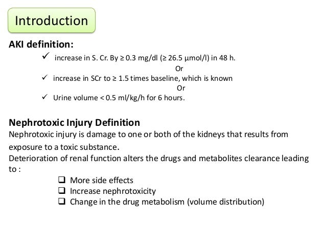 Nephrotoxicity Meaning
