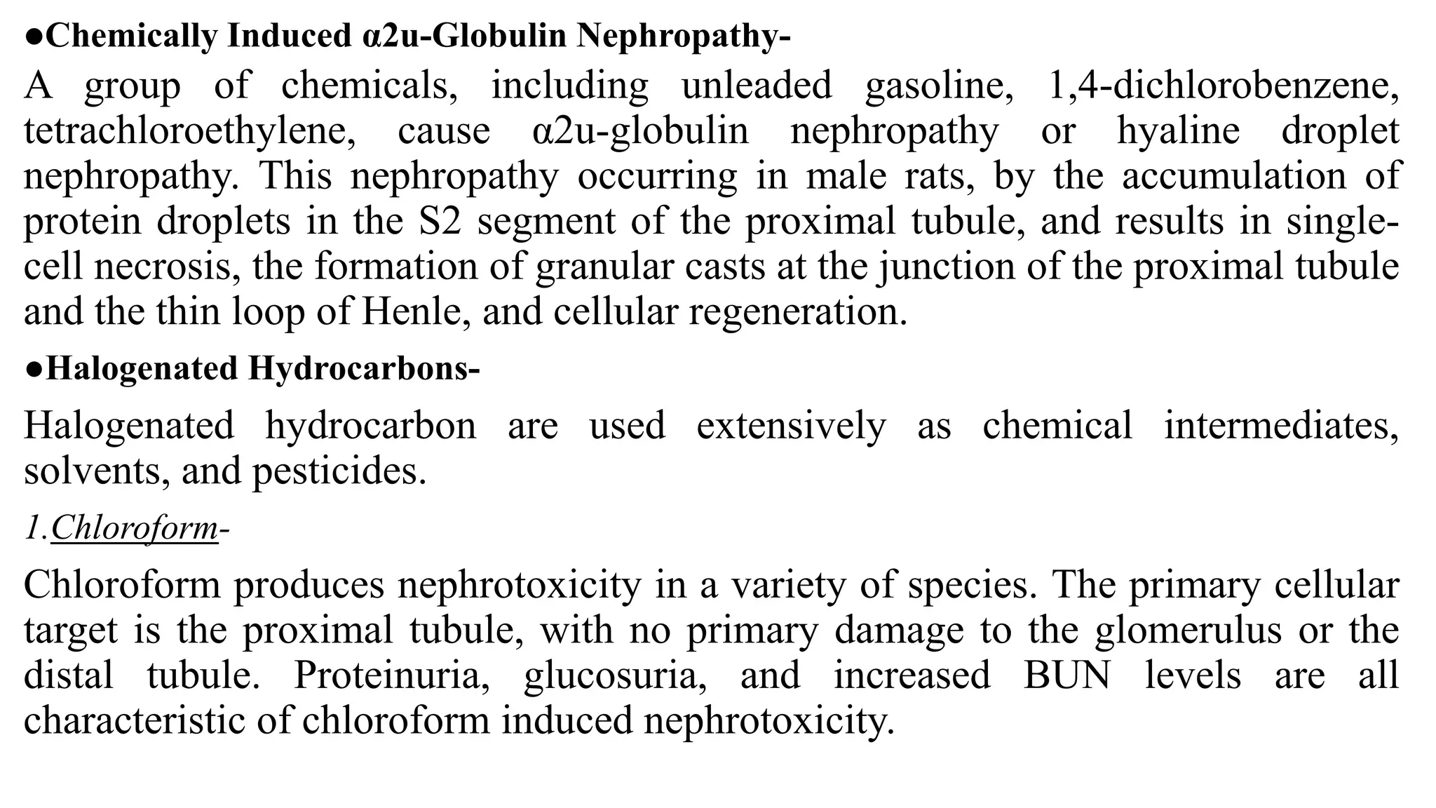 Nephrotoxicology - Toxic Responses of the Kidney | PPTX