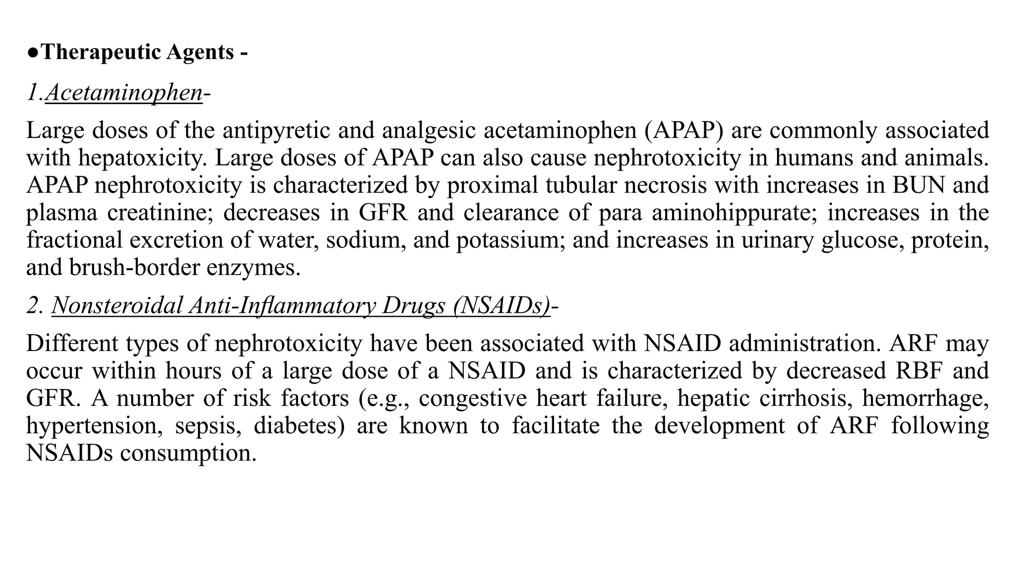 Nephrotoxicology - Toxic Responses of the Kidney | PPTX