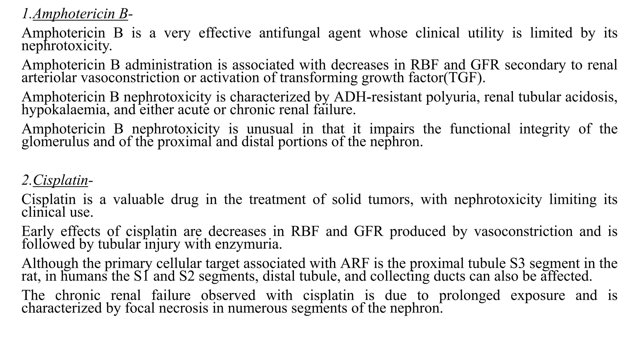 Nephrotoxicology - Toxic Responses of the Kidney | PPTX
