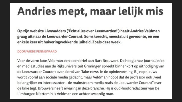 Nepnieuws: Fake News is Here To Stay