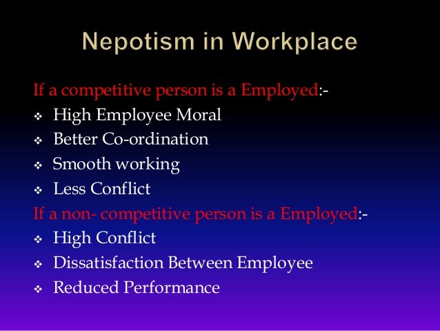 Nepotism