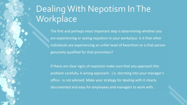 Nepotism | PPTX