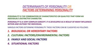 NEP PAPER II-MODULE FIVE -PERSONALITY.pptx | Genetics | Science