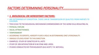 NEP PAPER II-MODULE FIVE -PERSONALITY.pptx | Genetics | Science